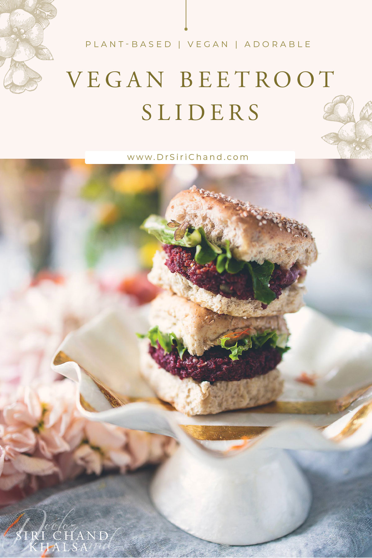 Fall In Love With Vegan Beet Sliders | Plant-based Meals