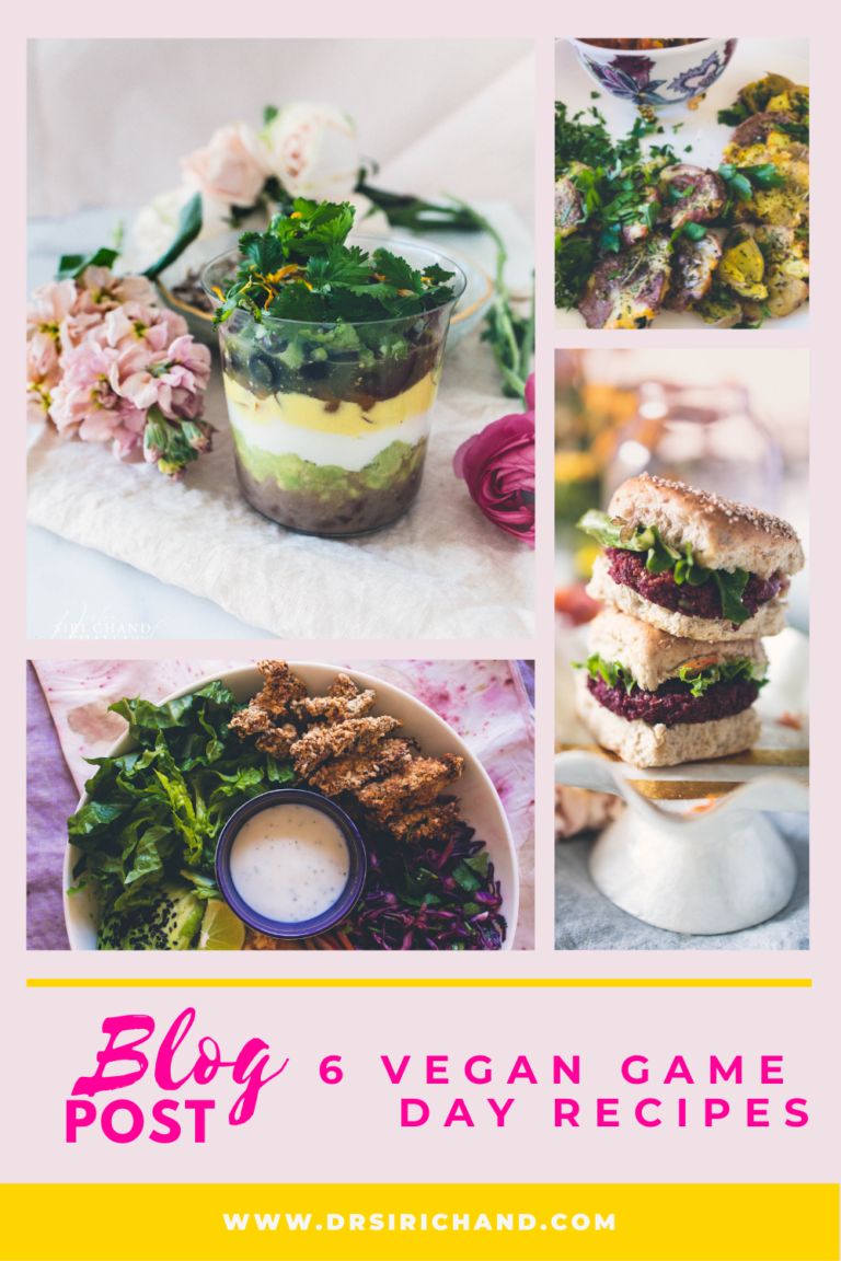 6 Vegan Game Day Recipes | In the Kitchen with Dr. Siri Chand